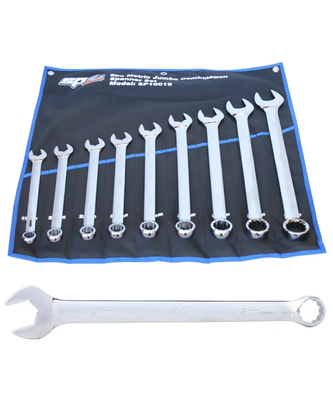 SP TOOLS Combination ROE Quad Drive Spanner Set - 15° Offset - Jumbo ...