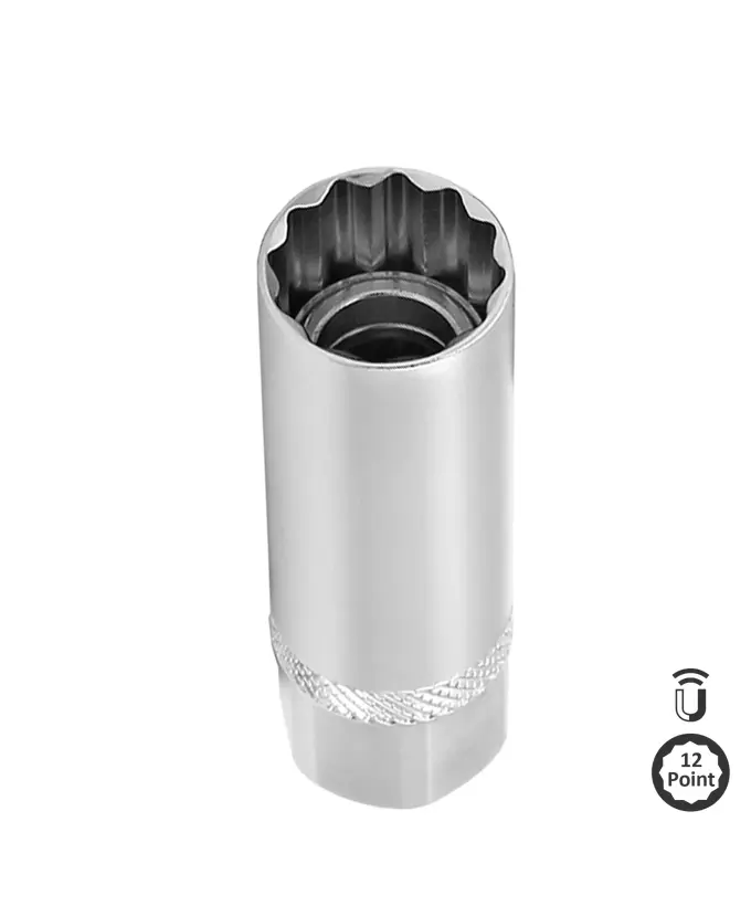 SP TOOLS 3/8"Dr Magnetic Spark Plug Sockets - 12pt Metric - Individual ...