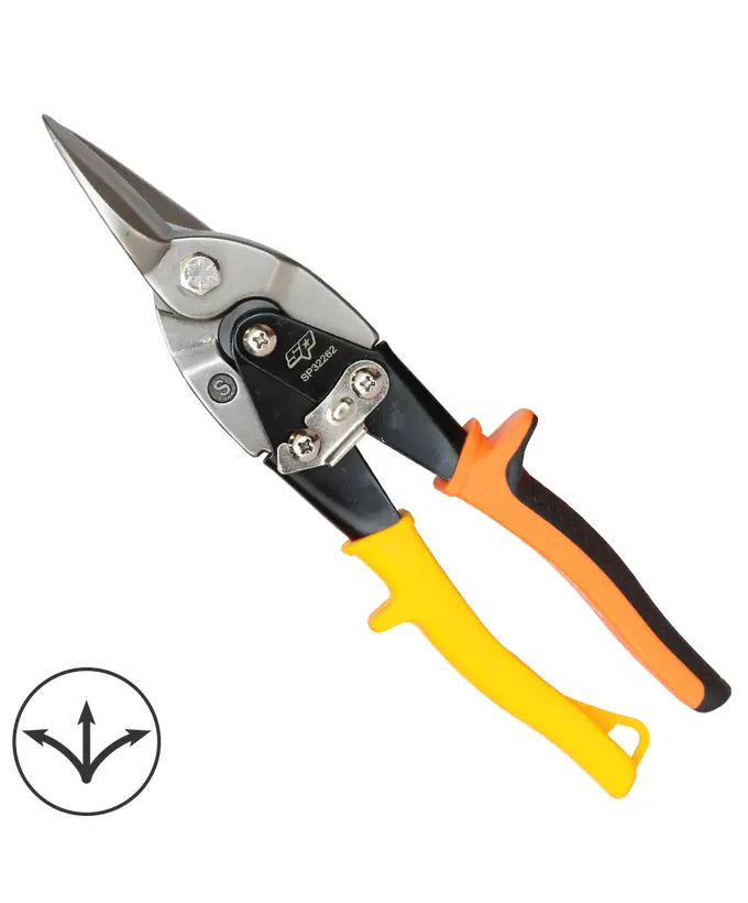 SP TOOLS Aviation Snips - Heavy Duty - Colour Coded - Straight Cut ...