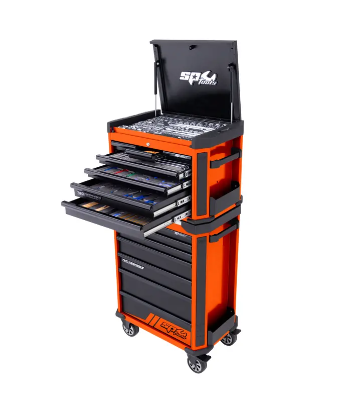 SP TOOLS Tech Series Tool Kit Combo - 306pc - Metric Only - Black ...