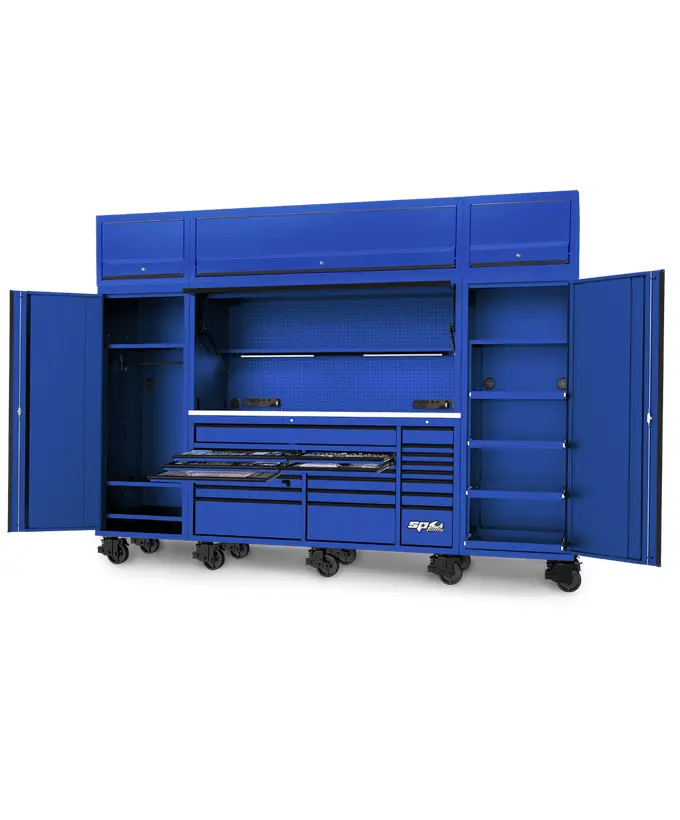 SP TOOLS 128" USA Sumo Series Workstation Tool Kit - 1216pc - Metric ...