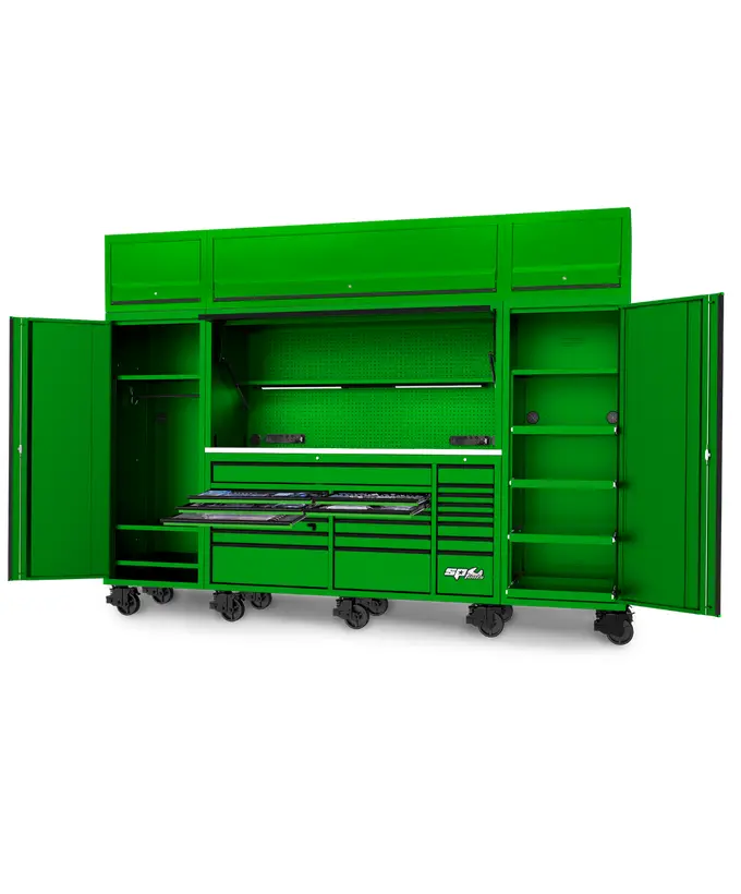 SP TOOLS 128" USA Sumo Series Workstation Tool Kit - 1216pc - Metric ...