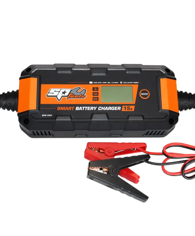 SP TOOLS Smart Battery Charger - 8 Stage Multi Volt - 6, 12v & 24v ...